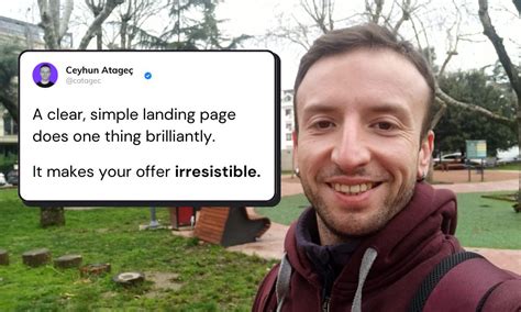 Ceyhun Atageç On Linkedin A Clear Landing Page Makes Your Offer A No