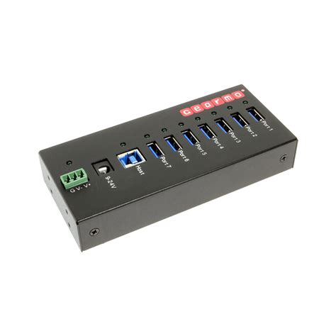 Usb Port Industrial Metal Hub W Kv Esd Protection Mounting