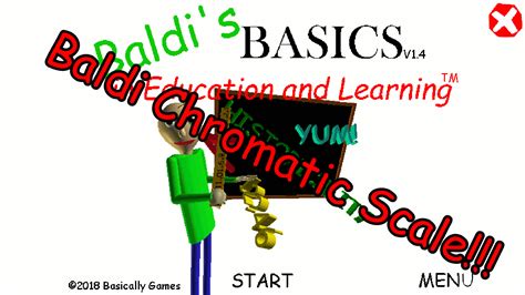 Baldi Chromatic Scale Modding Tool For Friday Night Funkin Fnf Modding Tools