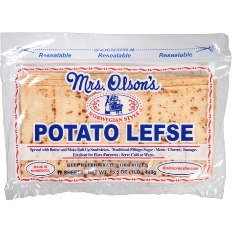 Mrs Olsons Potato Lefse Norwegian Style Same Day Delivery Or Pickup