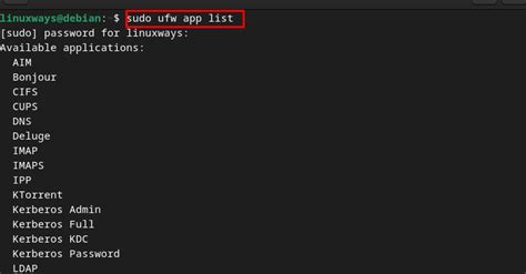 How To Install And Setup Firewall With UFW On Debian LinuxWays