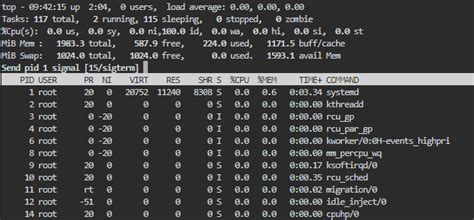 how to monitor system activity in linux top command geeksforgeeks
