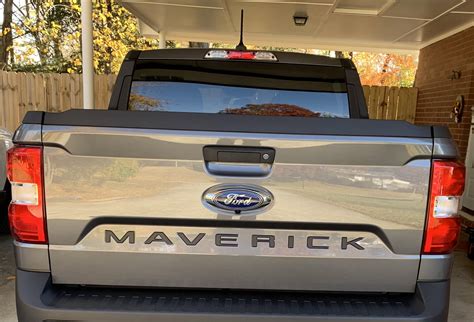 Modular Bed Liner Installed And Matte Black Maverick Letters