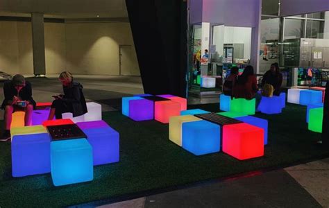 Light Up Cube Furniture Cool Lighting Mood Lights Cube Light