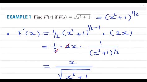 Calculus I Ch The Chain Rule YouTube