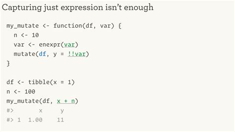 Tidy Evaluation Programming With Ggplot2 And Dplyr Speaker Deck