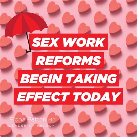 Fiona Patten Mp On Twitter From Today Sex Workers Will Start Being