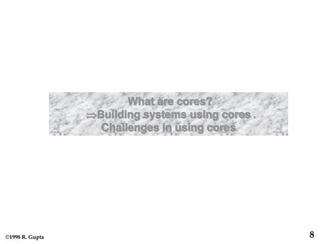 ppt vlsi design 1998 tutorial part 1 core building blocks and building systems using cores