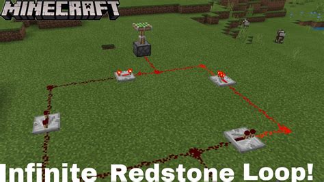 How To Make An Infinite Redstone Loop In Minecraft Pe Working 2020