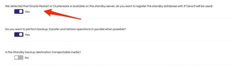 create dr database for oracle dbvisit support