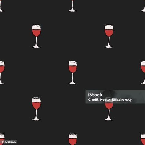 원활한 와인 패턴 와인 아이콘이있는 벡터 낙서 일러스트레이션 와인과 패턴 0명에 대한 스톡 벡터 아트 및 기타 이미지 0명 낙서 드로잉 디자인 Istock
