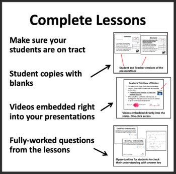 Physics 1 And 2 Curriculum Entire High Babe Physics Teaching Resources
