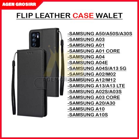 Jual Ag Flip Leather Case Walet Samsung A50 A50s A30s A20 A30 A10