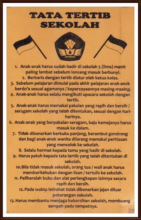 Gambar Tata Tertib Di Sekolah Analisis