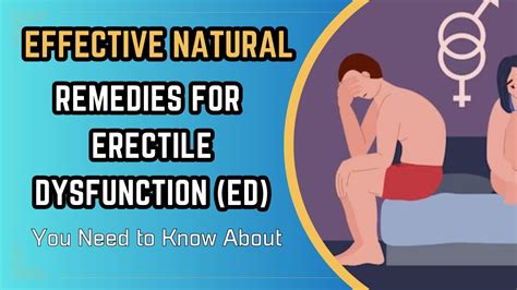 Effective Natural Remedies For Erectile Dysfunction Ed You Need To