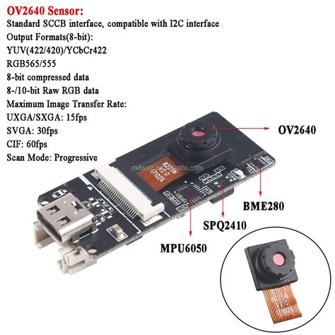 Esp32 카메라 모듈 Arduino 카메라라즈베리 파이 카메라 용ov2640 2 메가 픽셀 카메라유형 C 포트 및