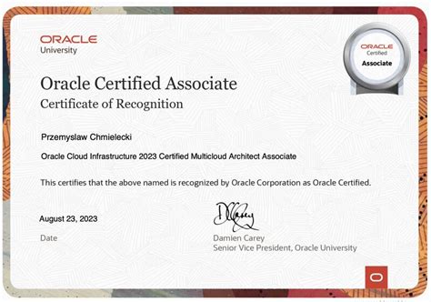 przemysław chmielecki phd on linkedin oracle oraclecloudinfrastructure oci cloudcomputing