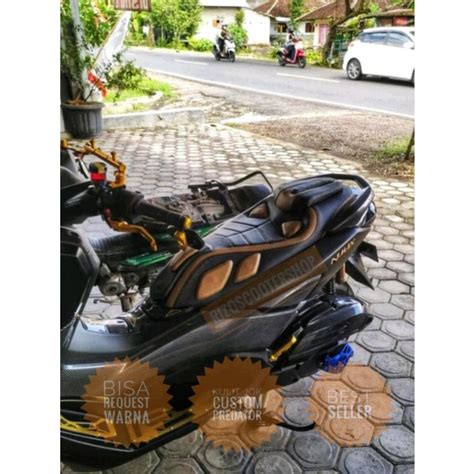 Nmax Predator Nmax Newnmax Old Modified Leather Seat Cover Shopee
