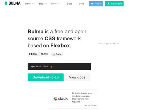 bulma a modern css framework based on flexbox aaron parecki