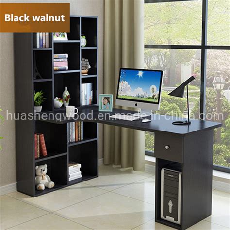 Bookshelf Modern Design With Computer Desk Cabinet And File Cabinet