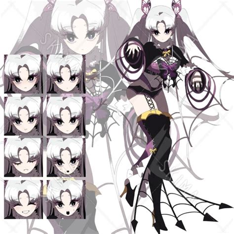 女の子【表情8種】 Skima（スキマ）