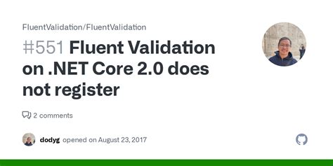 Fluent Validation On NET Core Does Not Register Issue FluentValidation