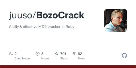 Github Juuso Bozocrack A Silly Effective Md Cracker In Ruby