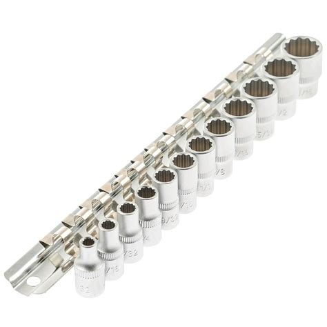 Multi Toothed Socket Spanner 12 Piece 1 4 Inch Tool Harley Socket