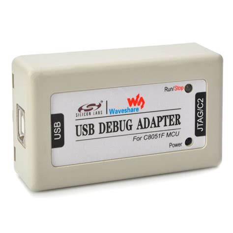 Usb Debug Adapter C8051f C2 Jtag Port Emulator White Pfdeal