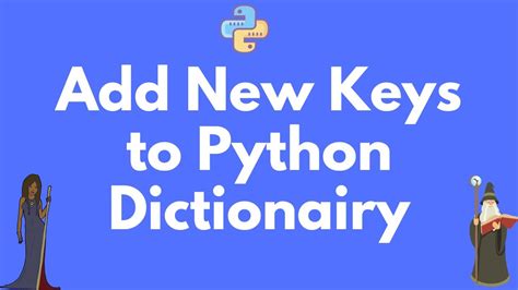 How To Add New Keys To A Python Dictionary YouTube
