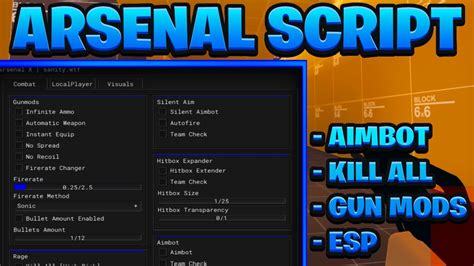 [best Op] Arsenal Script Pastebin Roblox Kill All Hitbox Expander And Aimbot Youtube