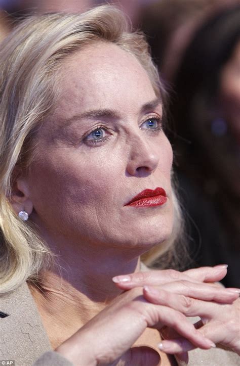 Sharon Stone Looks Leggy As She Collects Nobel Peace Award Daily Mail