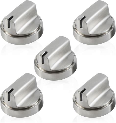 Atgestore Wb03x29300 Stainless Steel Stove Knobs