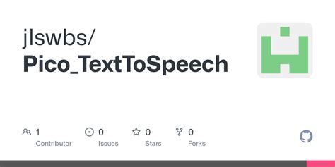 Github Jlswbs Pico Texttospeech