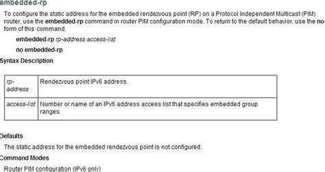 With IPv6 Multicast Which Feature Can Be Used As A Replacement Method For Static RP