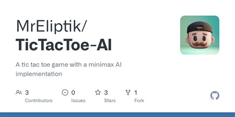 GitHub MrEliptik TicTacToe AI A Tic Tac Toe Game With A Minimax AI
