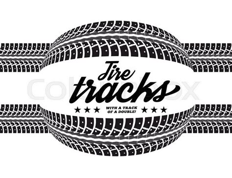 Tractor Tracks Vector