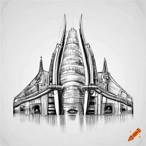 Impressive Bionic Architecture Structure On Craiyon