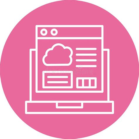 Cloud Coding Vector Icon Design Symbol Stock Illustration Illustration Of Programing Cloud