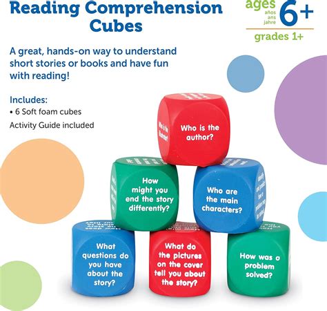 Set Of 6 Reading Comprehension Cubes Teacher And Nepal Ubuy