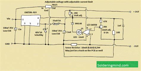 Adjustable Voltage And Current Power Supply