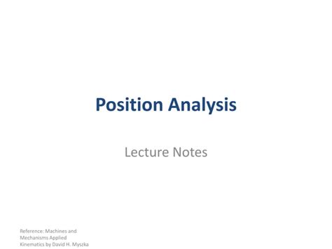 003 Position Analysis Pptx