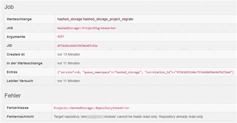 repo migration fails projects hashedstorage repositoryinuseerror how to use gitlab
