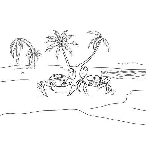 Best Crab Coloring Pages Free Printable Pdf