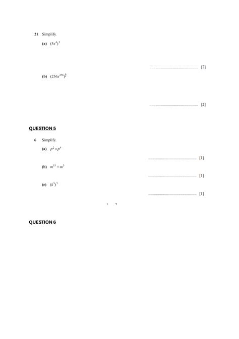 Algebra 2 Igcse Mathematics Exam Questionspdf Educational Assessment Education
