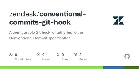 github zendesk conventional commits git hook a configurable git hook for adhering to the
