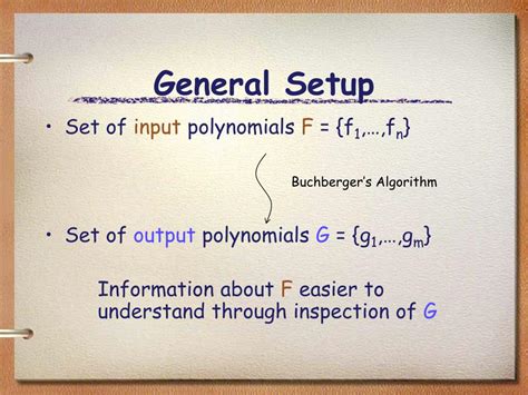 Ppt Gröbner Bases Powerpoint Presentation Free Download Id3218875