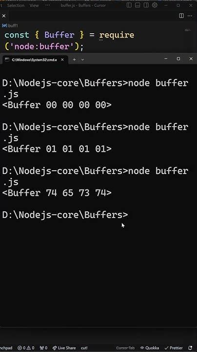Buffer From Method To Fill The Data In The Buffers Using Nodejs Youtube