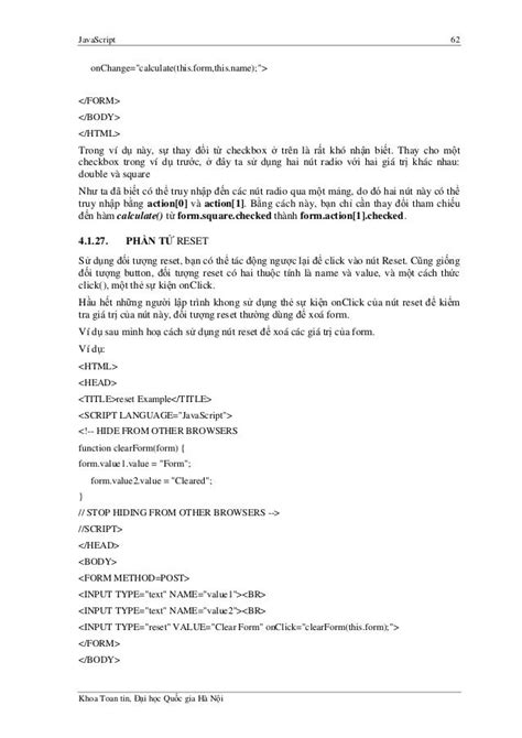 Ebook Học Javascript Cơ Bản Tới Nâng Cao