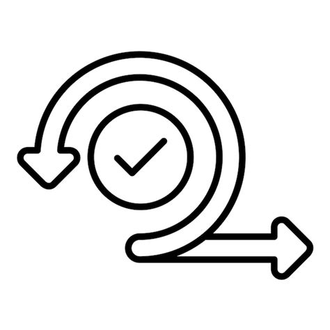Premium Vector Scrum Line Illustration